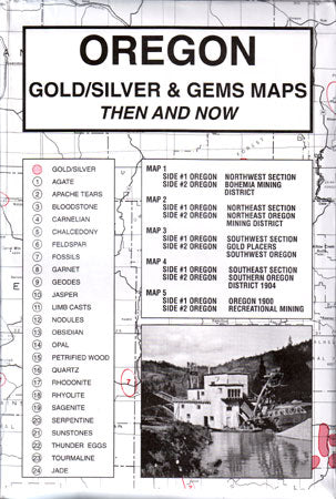 Oregon Gold/Silver & Gems, Then & Now (Maps) – Black Cat Mining