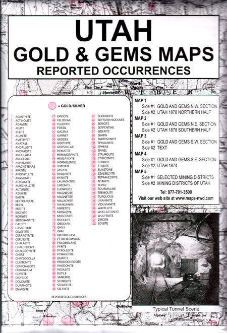 Utah Gold & Gems Maps – Black Cat Mining